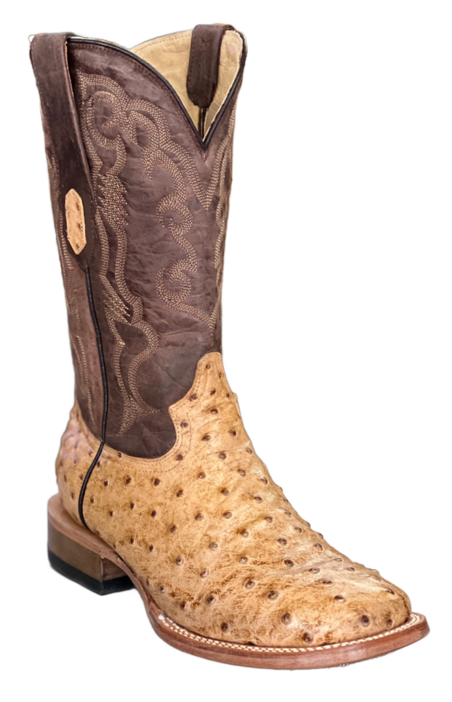 Cowtown Orix Full Quill Ostrich Print Boots Style# Q6077